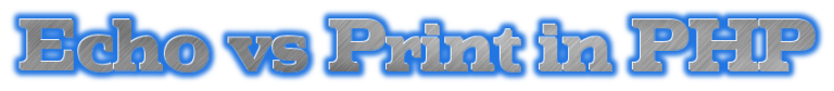 Echo and Print In PHP Statement with Difference - CodeSpeedy