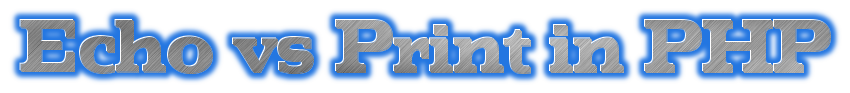Echo And Print In PHP Statement With Difference CodeSpeedy