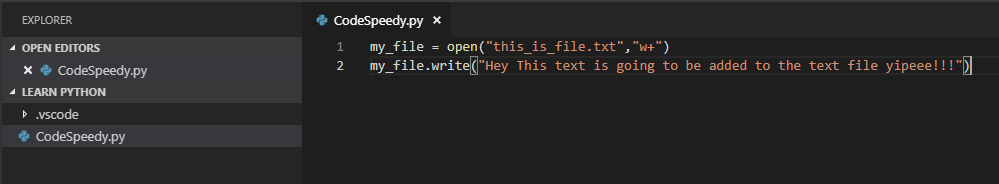 How To Create A Text File In Python And Add Texts To It CodeSpeedy