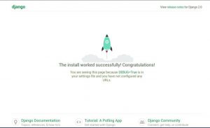 Setting up Database in Django/Running Server - CodeSpeedy