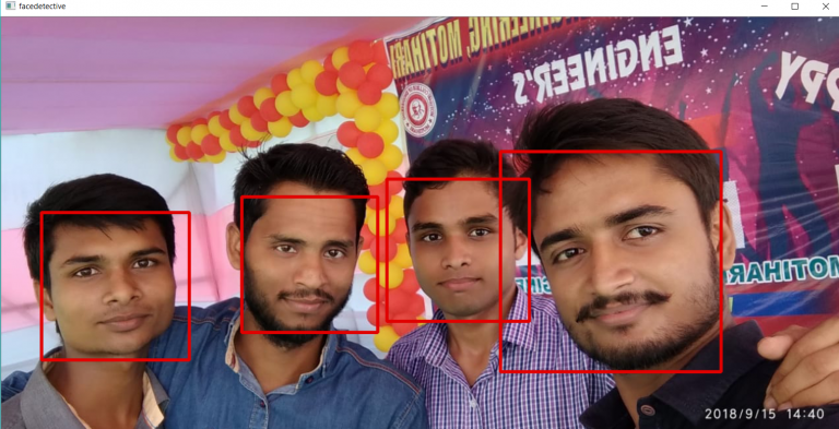 Detect number of faces from an image in Python using OpenCV