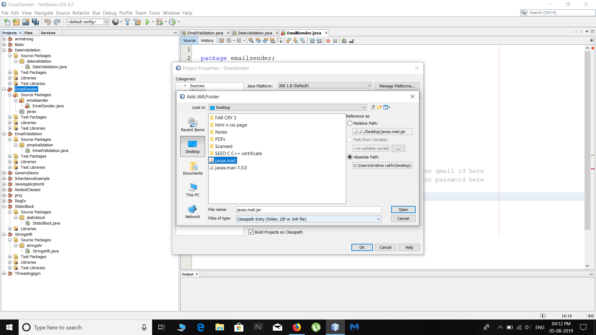 How To Send An Email Using Java Gmail Smtp Server Codespeedy