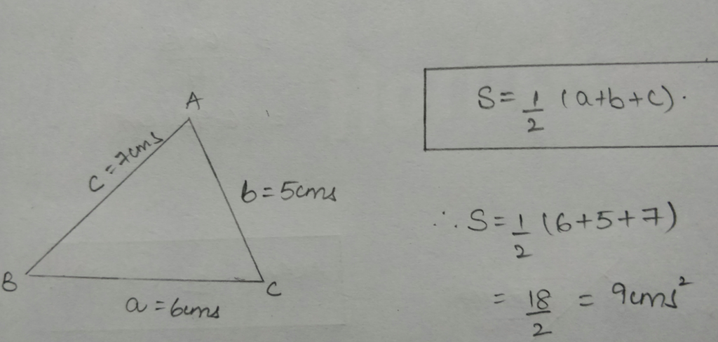 Calculating the Area of Triangle in all 4 ways in Java - CodeSpeedy