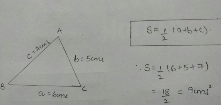 Calculating the Area of Triangle in all 4 ways in Java - CodeSpeedy