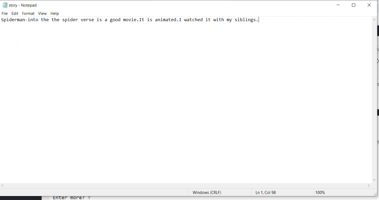 Reverse the order of lines of a .txt file in Python - CodeSpeedy