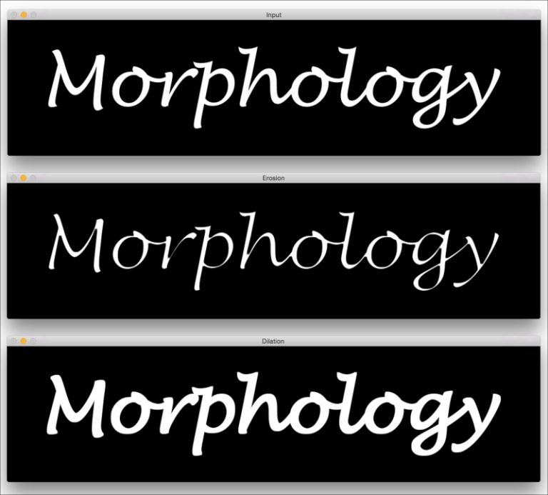 Morphological Transformation using OpenCV in Python - CodeSpeedy