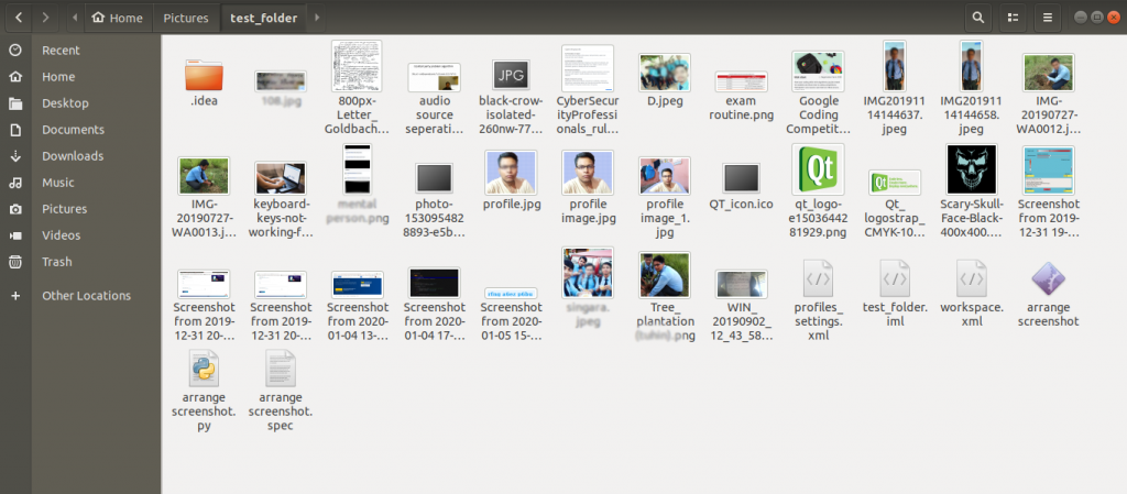 Arrange pictures in Python in windows 10 or Linux - CodeSpeedy