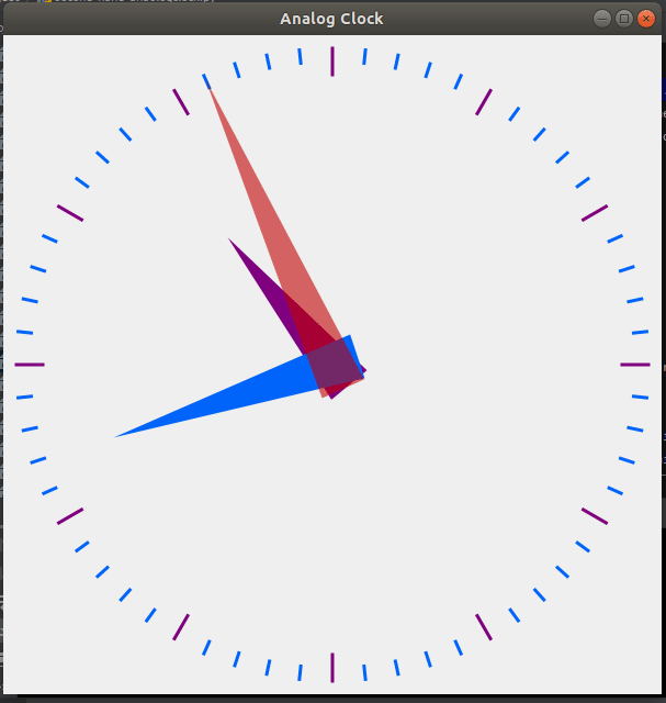Creating Analog Clock Using Pyqt In Python Codespeedy My XXX Hot Girl