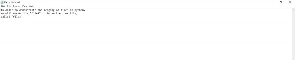 Merge two text files into one in Python - CodeSpeedy