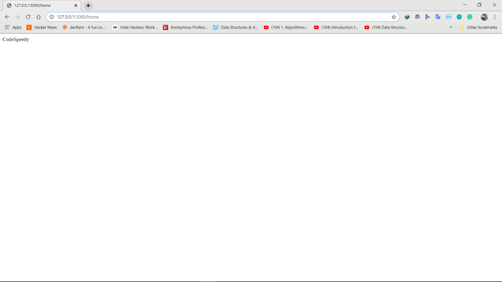 Blogging website in Python with Flask - CodeSpeedy