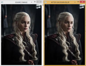 Gaussian Blur using OpenCV in Python - CodeSpeedy