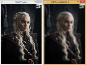 Gaussian Blur using OpenCV in Python - CodeSpeedy