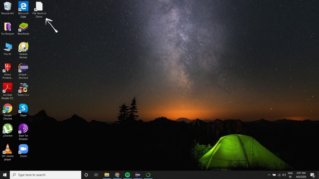 Create the ShortCut of any File in Windows using Python