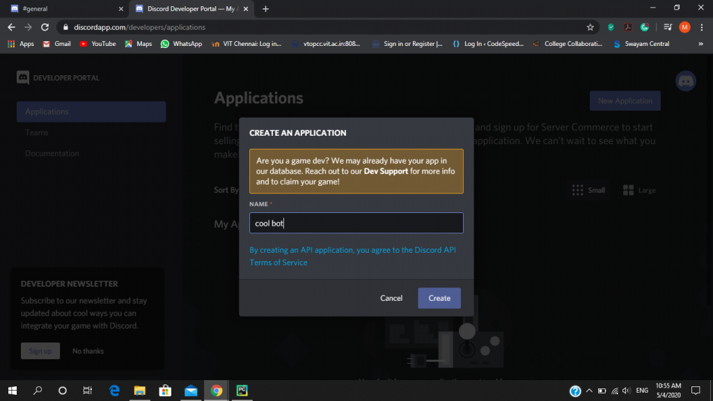 How to make a Discord bot in Python - CodeSpeedy
