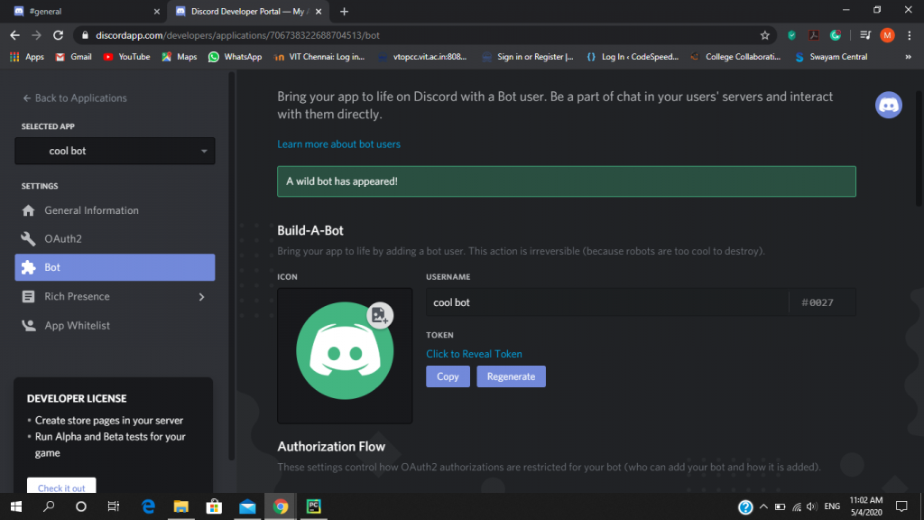 How to make a Discord bot in Python - CodeSpeedy