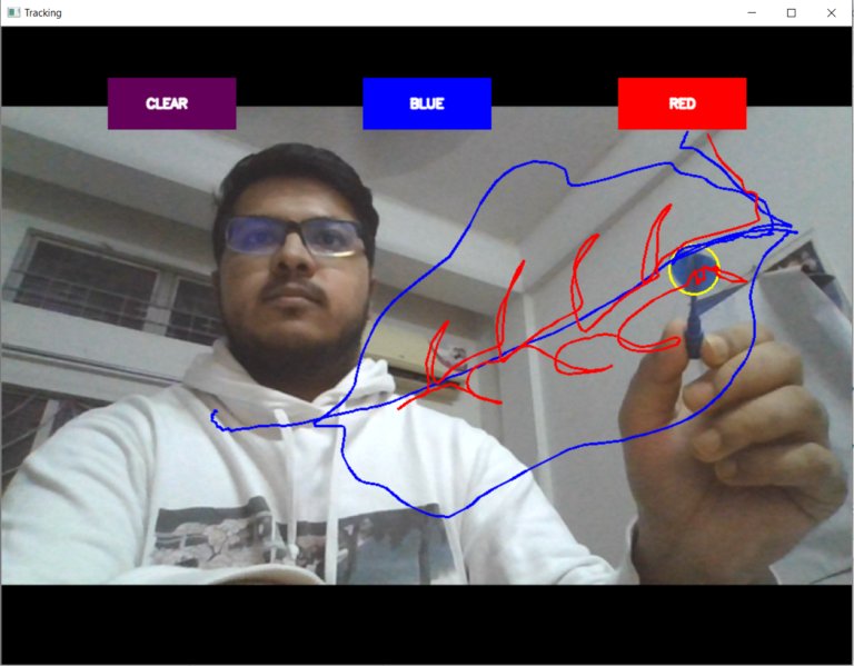 Create An Air Canvas Using Opencv Python Codespeedy