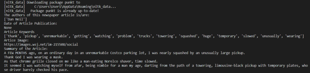 Newspaper article scraping and curation in Python - CodeSpeedy