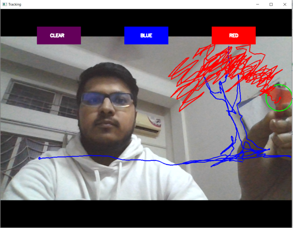 Create an Air Canvas using OpenCV Python - CodeSpeedy