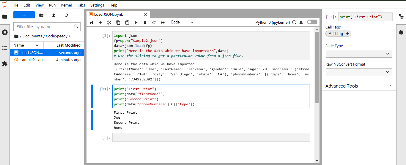 How To Print Particular JSON Value In Python CodeSpeedy