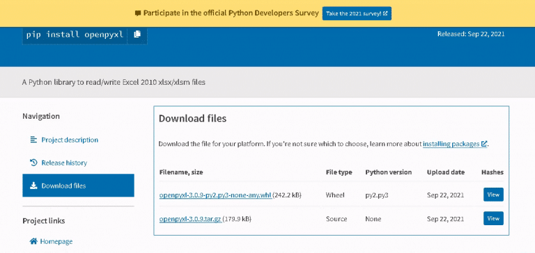 How to install openpyxl in Python on any OS - CodeSpeedy