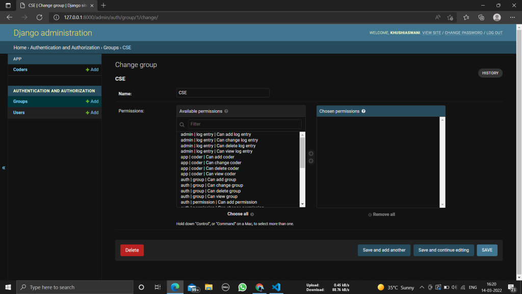 Django Authentication Tutorial Step By Step - CodeSpeedy