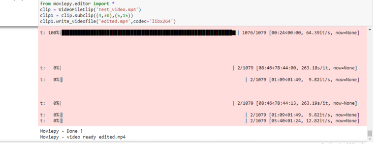 Cut or trim a video using moviepy in Python - CodeSpeedy