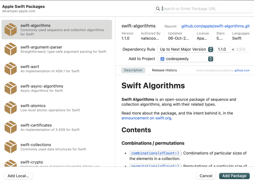 How to add a Package in SwiftUI project - Xcode - CodeSpeedy