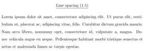 How to change line spacing in LaTeX? - CodeSpeedy