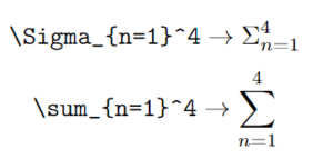 Sigma or summation (∑) in LaTeX - CodeSpeedy