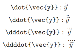 Dot Derivative v In LaTeX CodeSpeedy Dot Derivative v In LaTeX CodeSpeedy