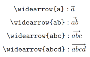 How to write Position vector (arrow) in LaTeX? - CodeSpeedy