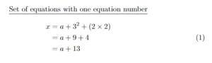 Turn off equation auto numbering in LaTeX - CodeSpeedy