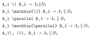Parallel (∥, ∦) and Double forward slash (⫽) symbol in LaTeX - CodeSpeedy