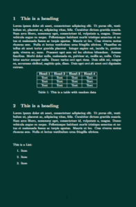 How to set background and text color in LaTeX? - CodeSpeedy