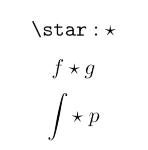 Hodge star operator or Hodge star (⋆) symbol in LaTeX - CodeSpeedy