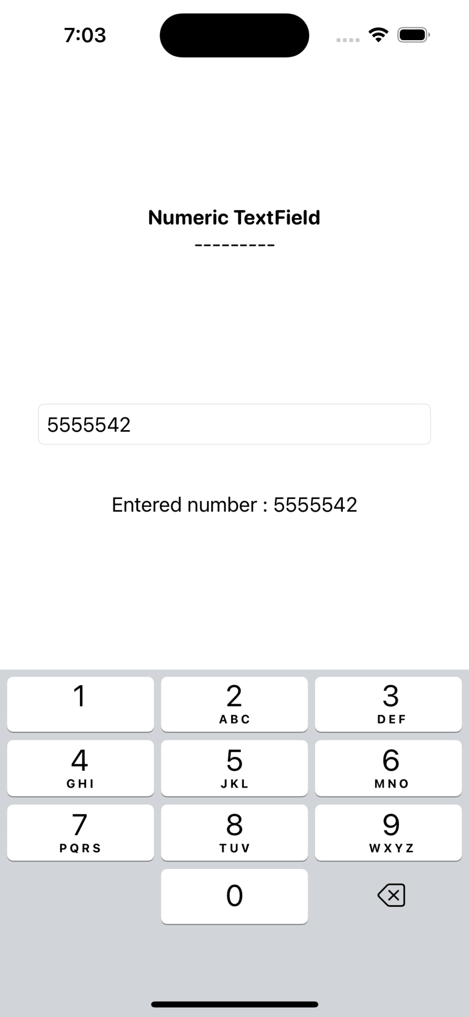 Numeric Textfield In Swiftui Codespeedy