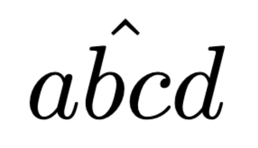 LaTeX hat(^) symbol - Circumflex or Caret - CodeSpeedy