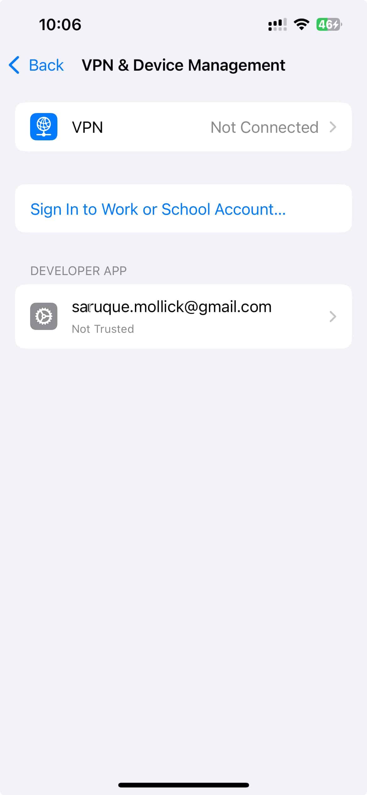 Fix: Untrusted Developer your device management settings do not allow ...